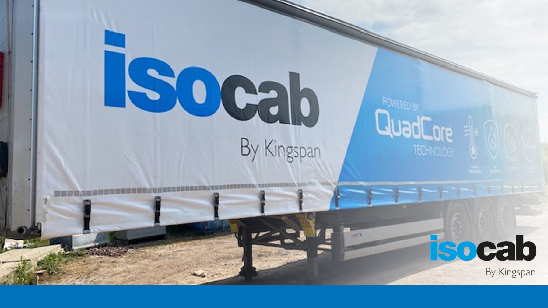 New visual of Isocab by Kingspan’s delivery trucks